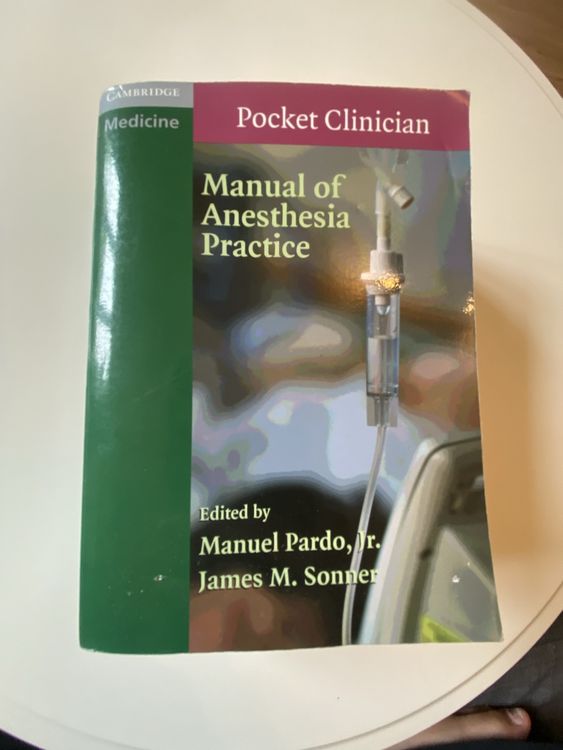 Buch „Manual of Anesthesia Practice“ (Gebraucht) in Bern für CHF 10 ...