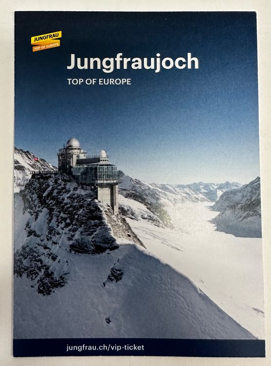 Jungfraujoch Ticket 1. Klasse | Kaufen auf Ricardo