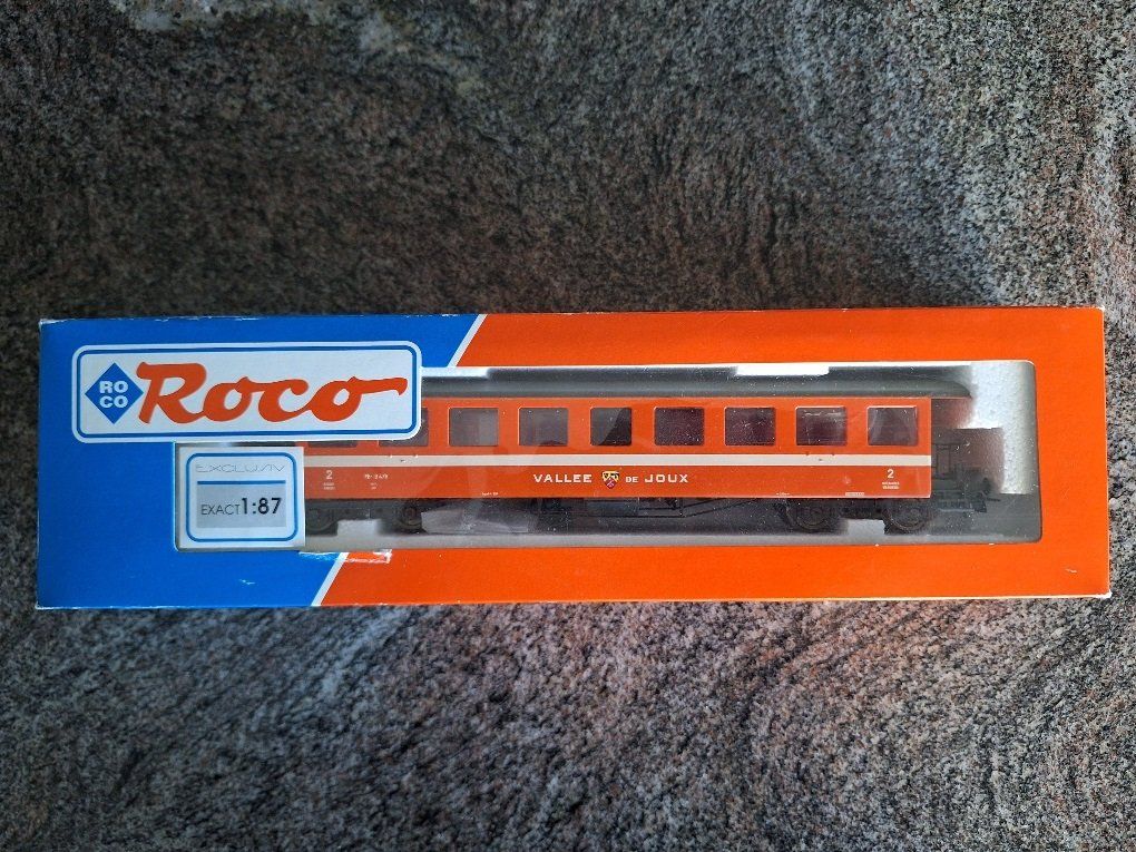 Roco HO. Voiture 2 ème classe " Vallée de Joux + accessoires (Neu und ...