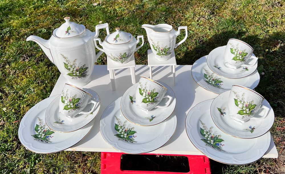 15 tlg. Porzellan Geschirr Service Graf von Henneberg 1777 (Neu (gemäss Beschreibung)) in ...