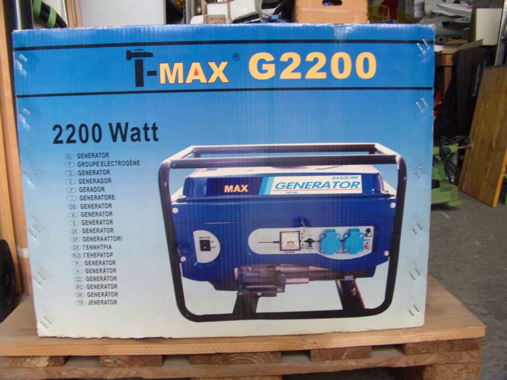 Generator G 2200 mit 4-Takt Benzinmotor (Gebraucht) in Cham für CHF 150 – nur Abholung auf ...