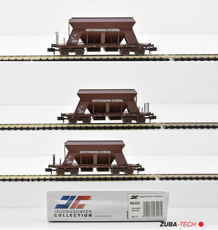 Jägerndorfer 66302 Waiacher Kieswagen-Set 3-tlg Spur N OVP (Gebraucht ...