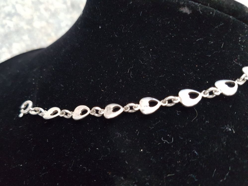 Zauberhaftes Silber 925 Armband mit Glieder ca. 17 cm Gr. XS | Kaufen ...