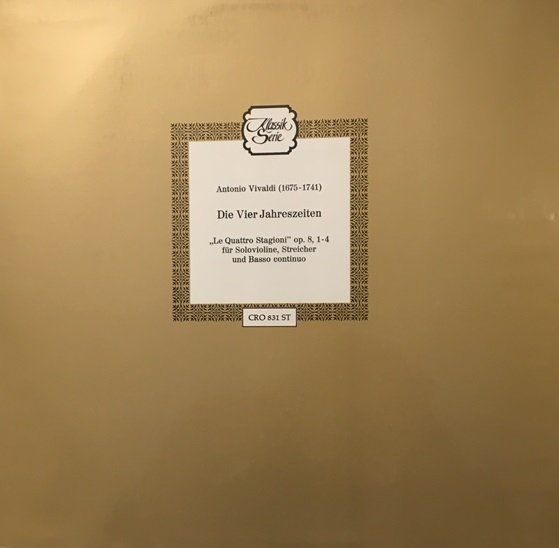 Vivaldi – Die vier Jahreszeiten (LP, Jaap Schröder) (Gebraucht) in ...