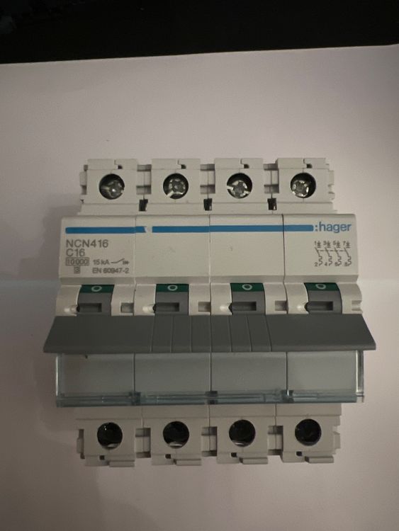 Hager LS 4Polig C16 10kA (Gebraucht) in Herisau für CHF 25 – mit ...