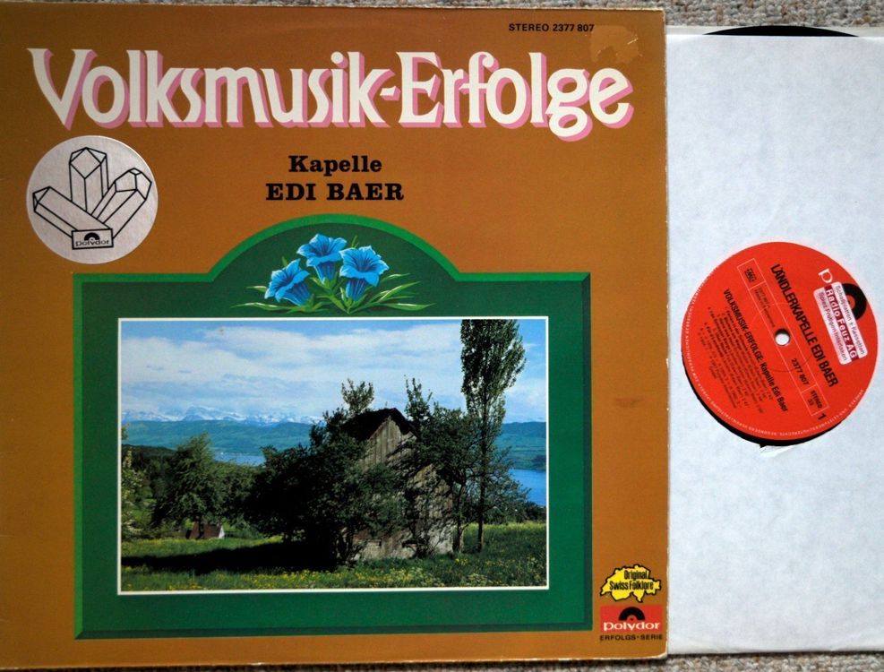 Kapelle Edi Baer – Volksmusik-Erfolge - LP ♪ GEWASCHEN ♪ (Gebraucht) in Unterseen für CHF 7 ...