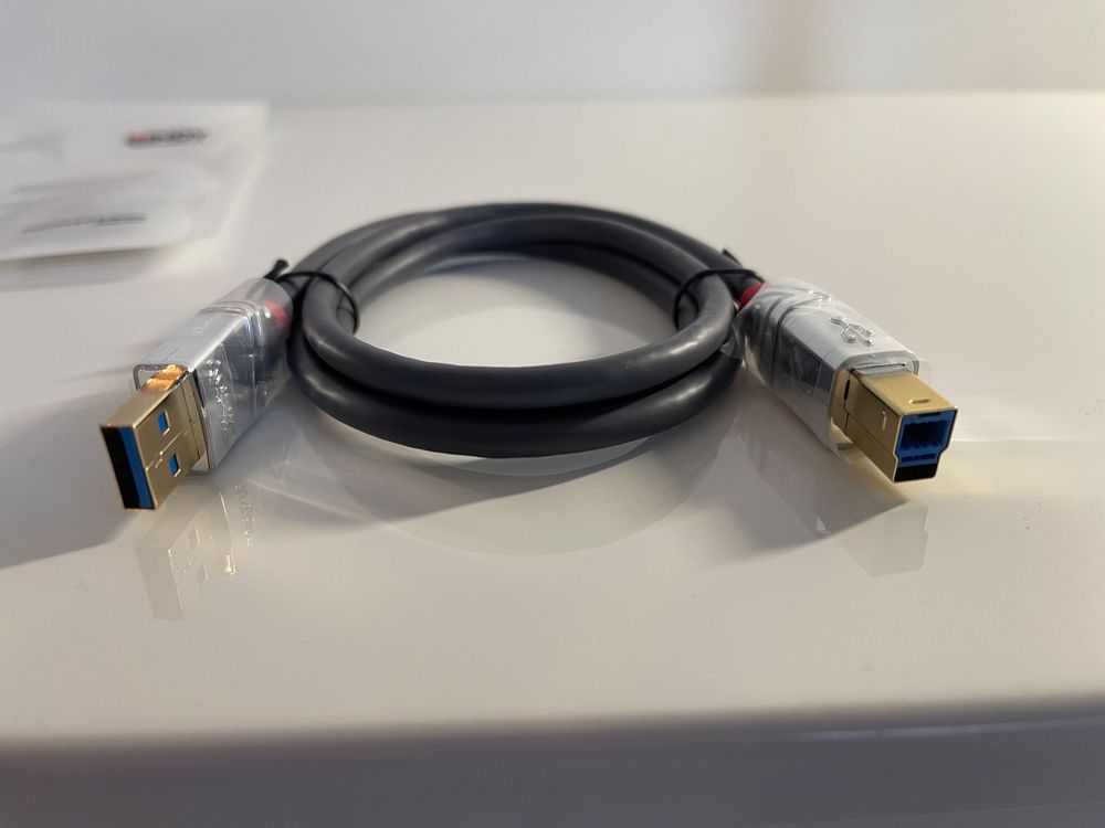LINDY CROMO LINE USB-A to USB-B Cable 3.0 Gold Plated (Neu und ...