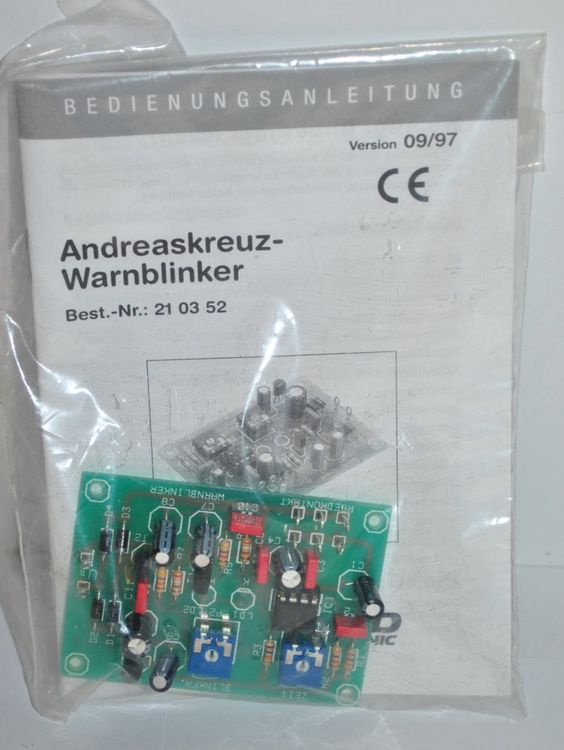 Conrad Andreaskreuz-Warnblinker 210352 (RWW244) (Gebraucht) in ...