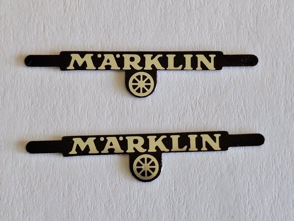 Märklin HO. 2 Plaques pour tender ancienne locomotive SK 800 (Neu ...