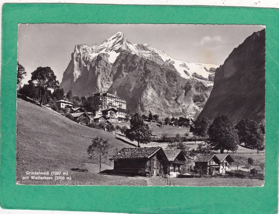 Grindelwald mit Wetterhorn 1949 (Gebraucht) in Herisau für CHF 1 – mit Lieferung auf Ricardo kaufen