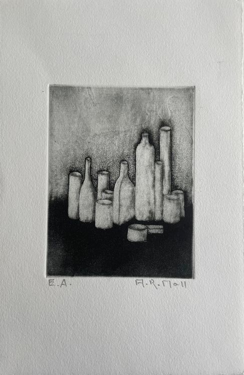 Arthur Richard Moll (1929)Radierung litho handsigniert (Gebraucht) in ...