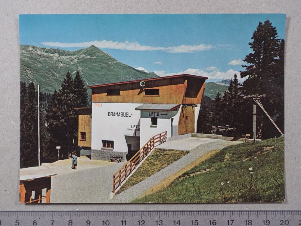 Davos, Talstation Brämabüel Lift, Sesselbahn, Skilift, BBBJ (Gebraucht ...