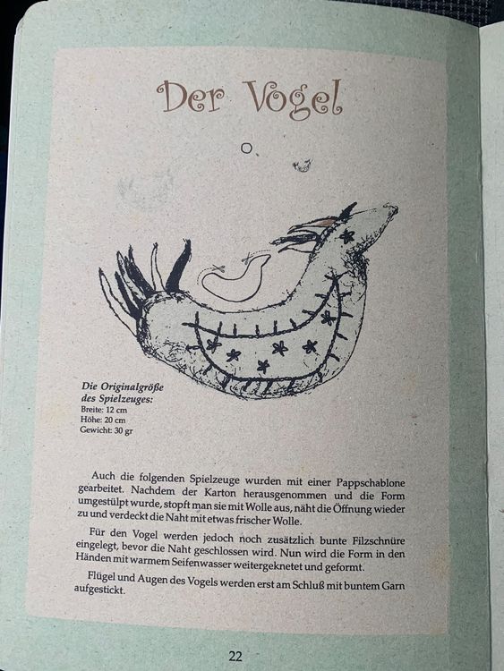 Filzspielzeug, mit Schnittmustern Mari Nagy und Istvan Vidak (Gebraucht ...