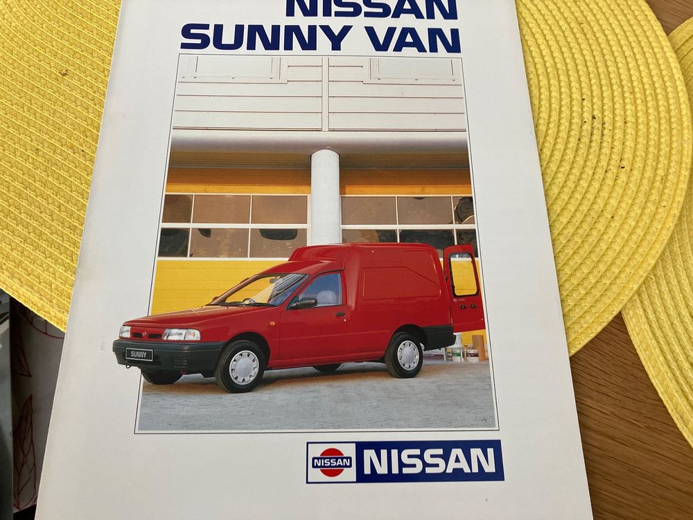 Nissan Sunny Van Faltprospekt 6 Seiten Juli 1992 (Gebraucht) in ...