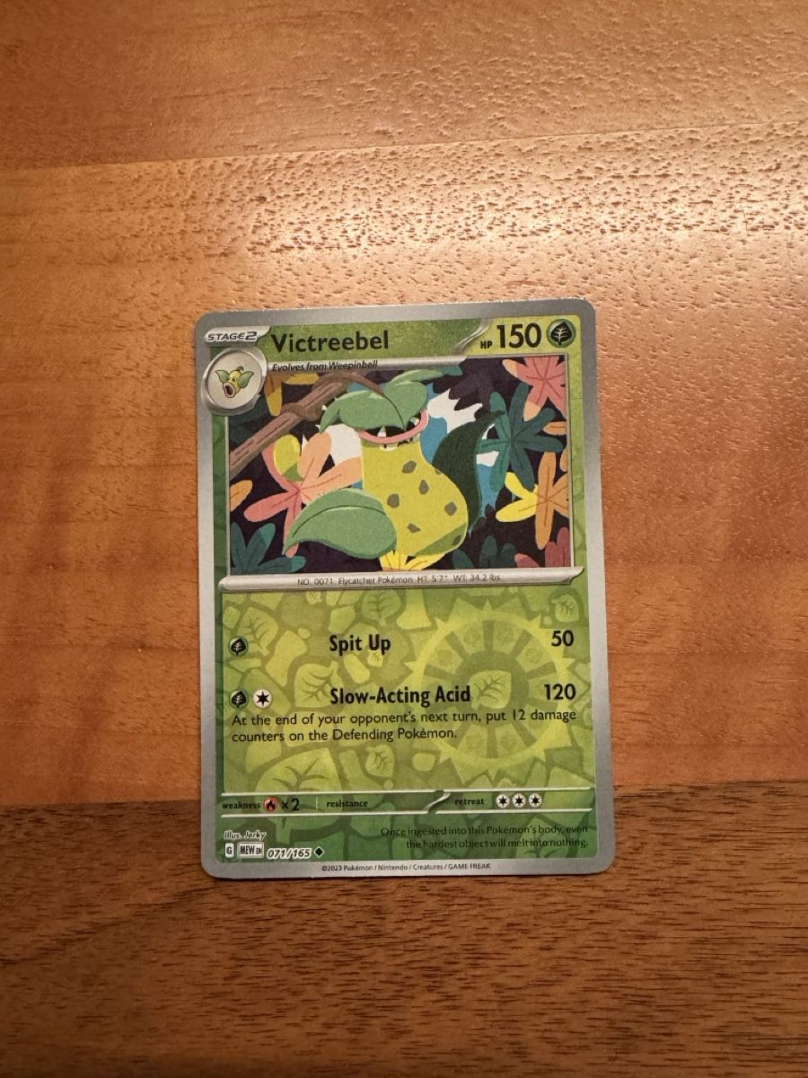 Pokemon MEW 151 EN Victreebel 071/165 Reverse Holo (Neu (gemäss ...
