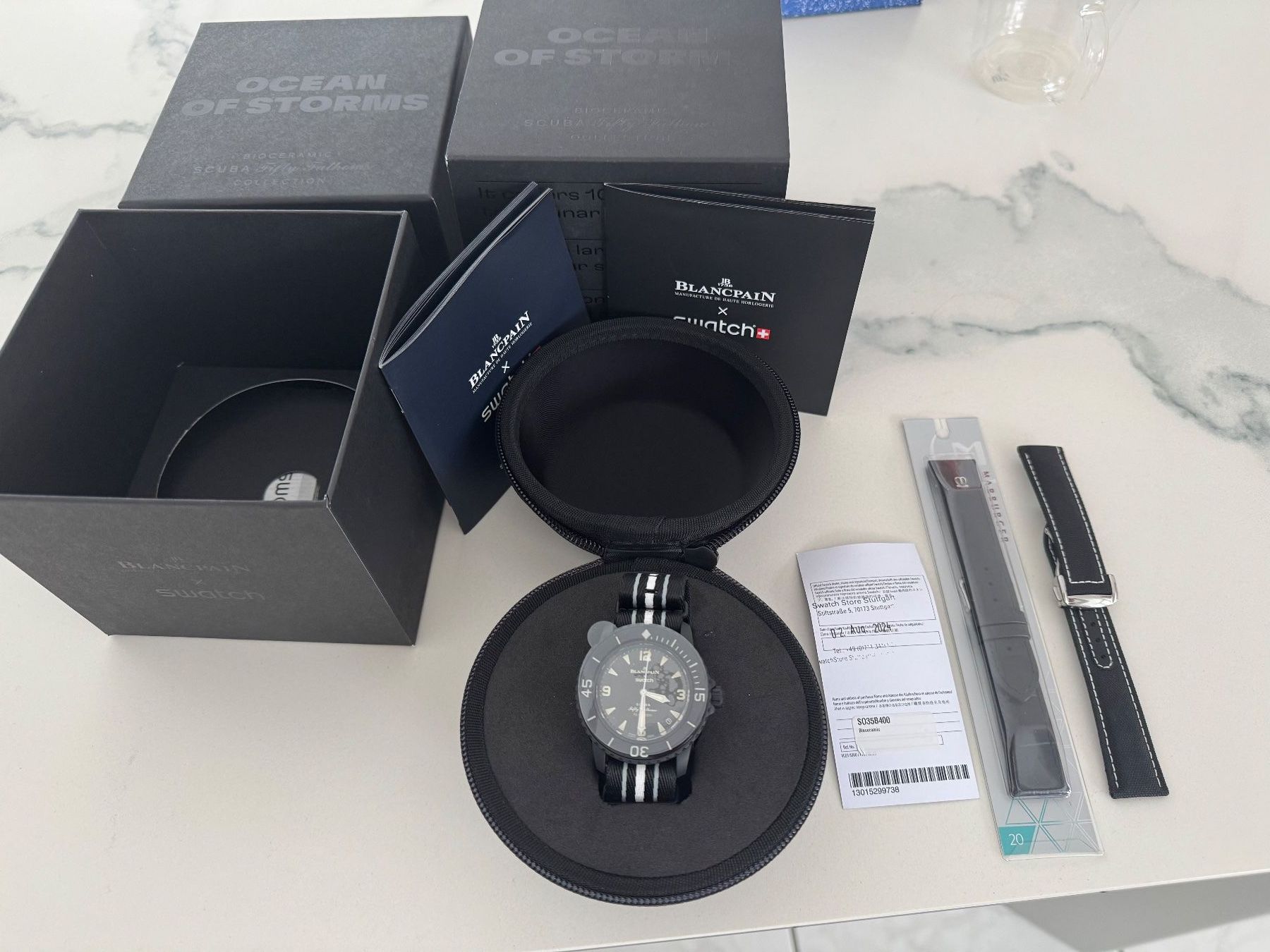 Blancpain x Swatch – Scuba Fifty Fathoms “Ocean of Storms” (Gebraucht ...