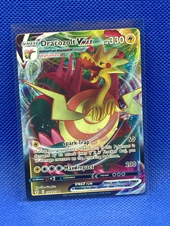Pokemon EVOLVING SKIES / Dracozolt VMAX 059 / 203 EN (Neu (gemäss Beschreibung)) in Baar für CHF ...