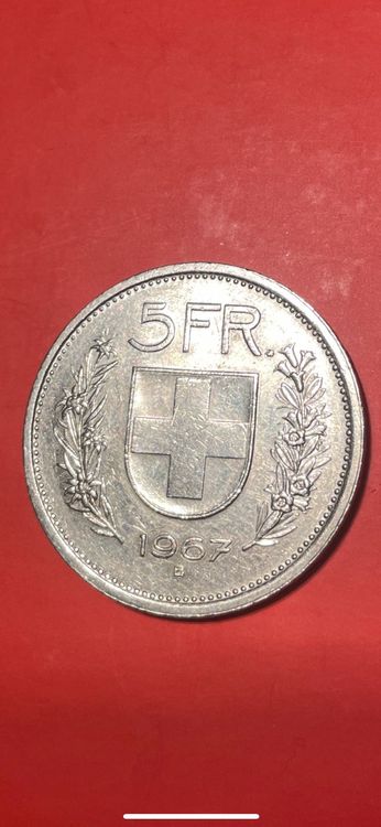 5 Franken 1967 3 Sterne vor dem gesicht (Gebraucht) in Breganzona für CHF 52 – mit Lieferung auf ...
