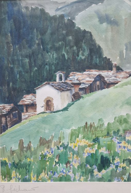 aquarelle de Paul Séchaud | Kaufen auf Ricardo