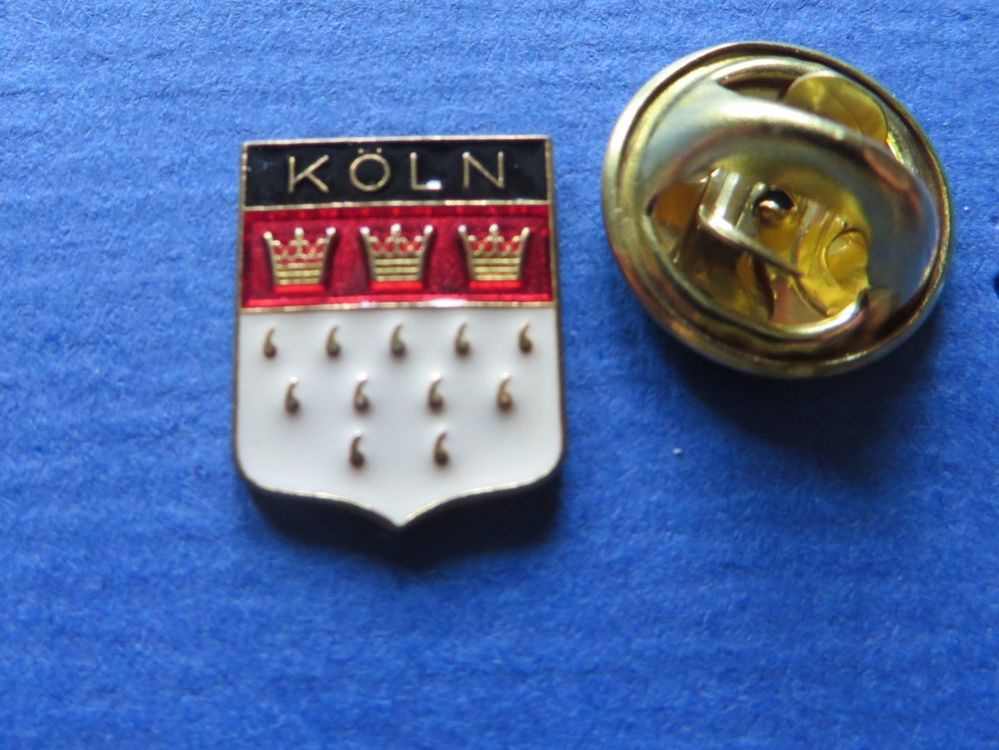 PIN PIN'S, KLEINER WAPPEN-PIN, KÖLN, KRONEN (Gebraucht) in Neuhausen ...