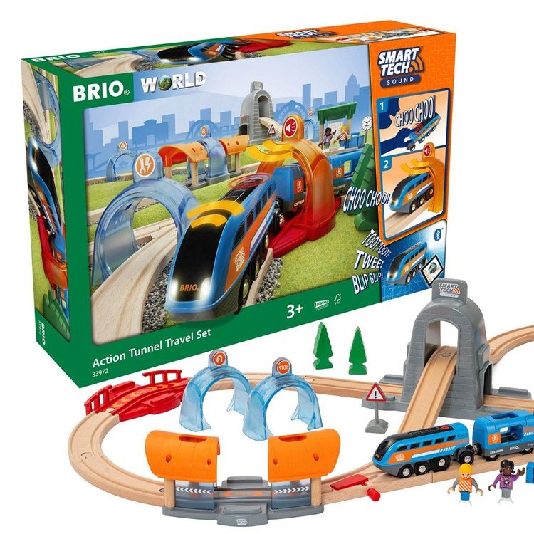 Brio 33972 - Smart Tech Sound Action Tunnel Reisezug Set | Kaufen auf ...
