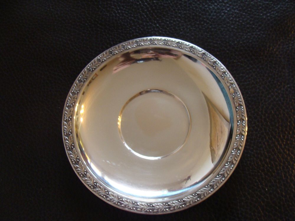 * JOLIE ASSIETTE A APPERO JEZLER LAURIER ARG.800 COMME NEUF (Neu ...