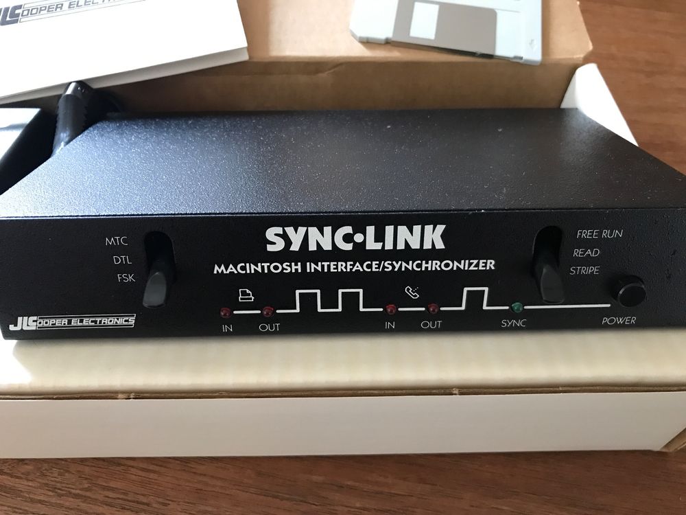 SMPTE MIDI Timecode Synchronizer JL Cooper SyncLink (Gebraucht) in für CHF 51 – mit Lieferung ...