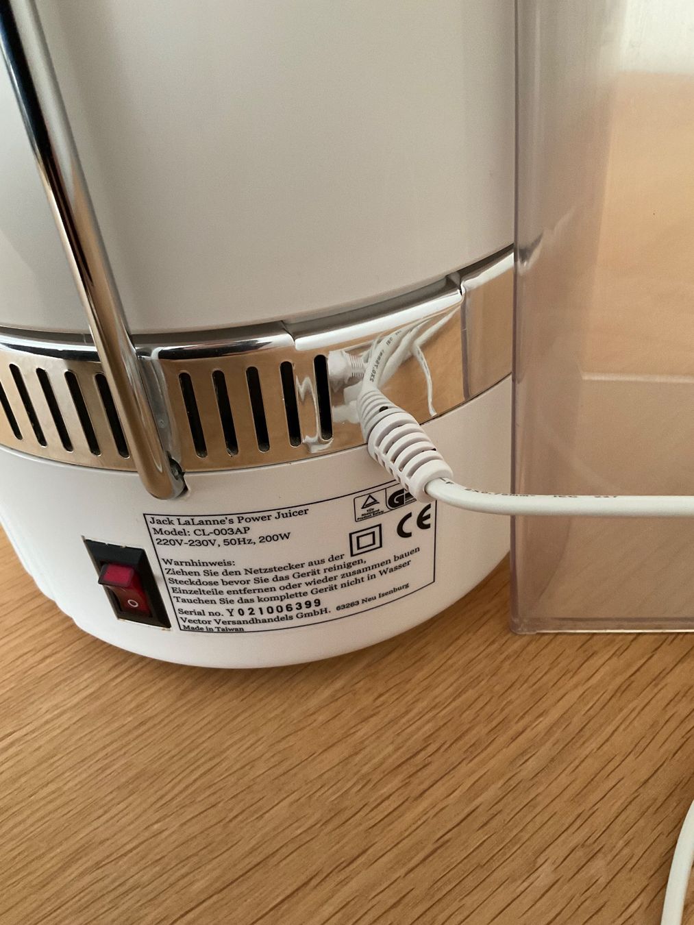 Jack LaLanne's Power Juicer - Entsafter, Top Zustand! (Gebraucht) in ...