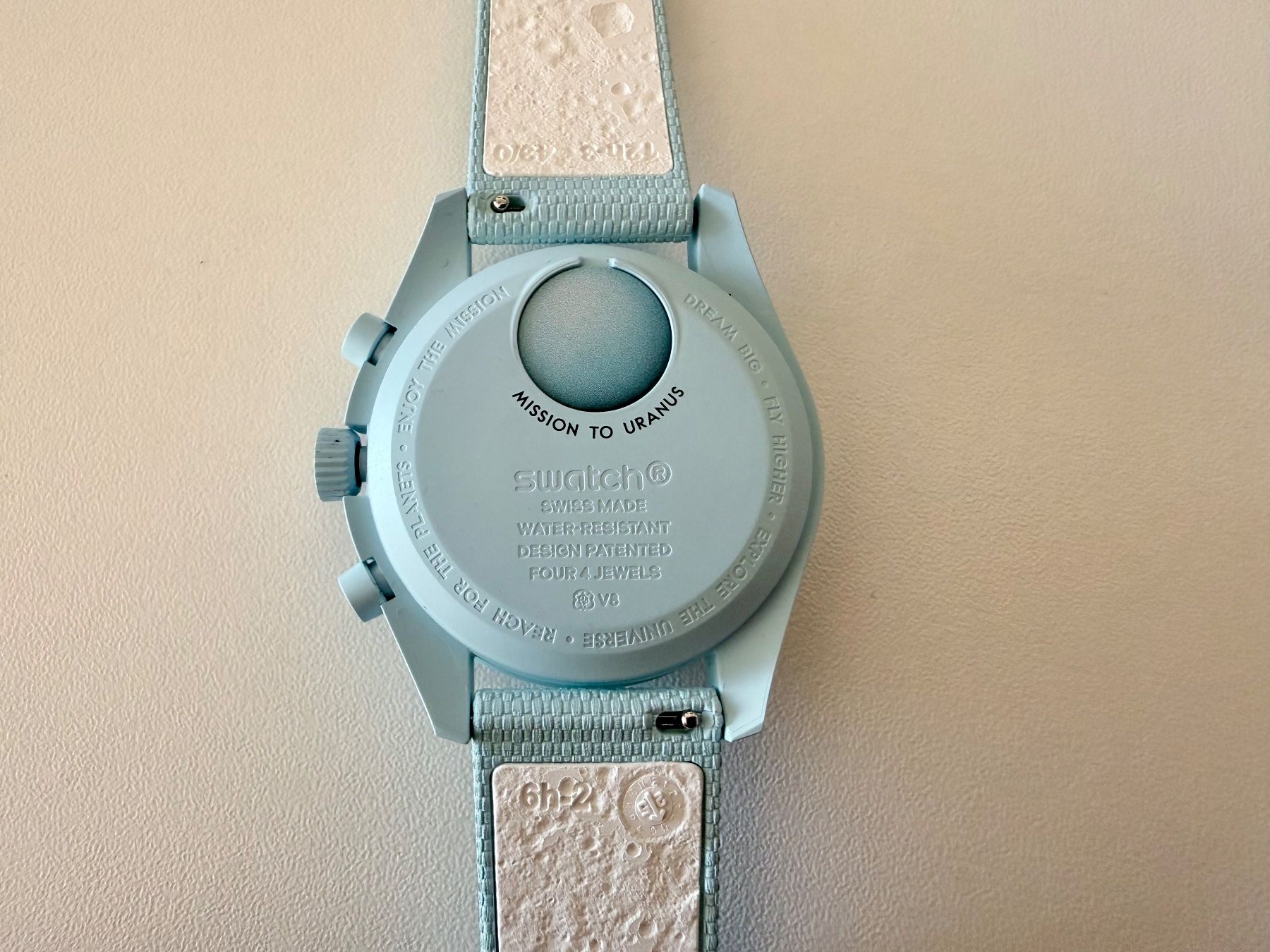 SWATCH x OMEGA Mission to Uranus +modern strap&Apollo11 coin (Neu ...