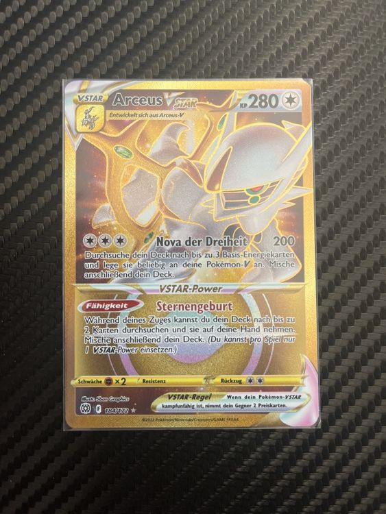 Arceus VStar Gold | Kaufen auf Ricardo