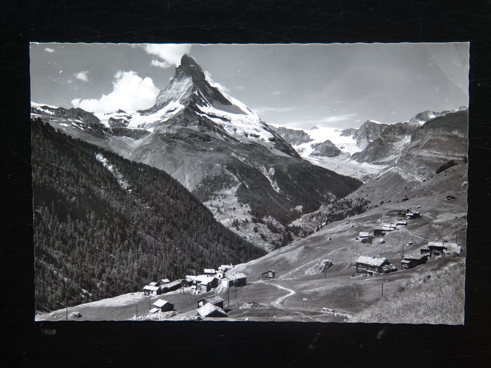 AK FINDELN ob Zermatt mit Matterhorn vor 1960, gelaufen (Gebraucht) in Bern für CHF 3 – mit ...