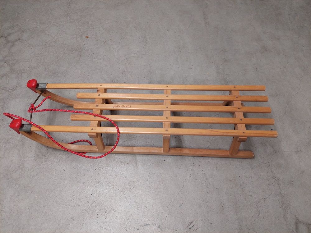 Holzschlitten, Schlitten, Davoser Schlitten | Kaufen auf Ricardo