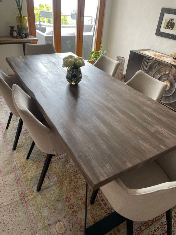 KARE Dining Table Set with 6 Chairs (Neu (gemäss Beschreibung)) in ...