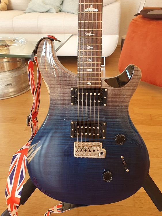 PRS Ltd Edition SE Custom 24, Charcoal Blue Fade Flame | Kaufen auf Ricardo