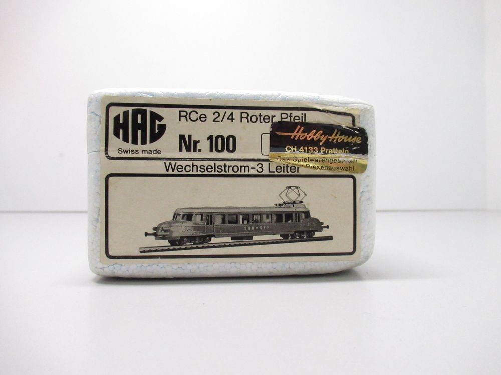 Hag Nr. 100 Triebwagen RCe 2/4 Roter Pfeil SBB Analog AC H0 (Gebraucht ...