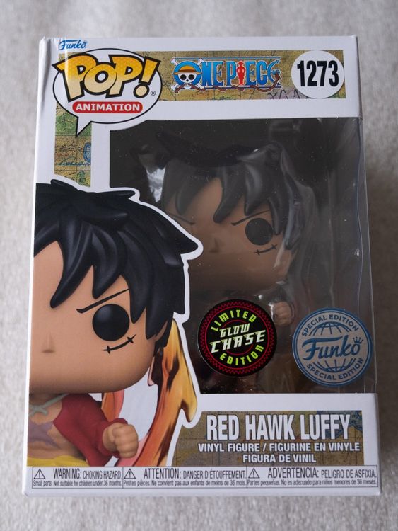 Funko Pop One Piece - Red Hawk Luffy CHASE Glow #1273 | Kaufen auf Ricardo
