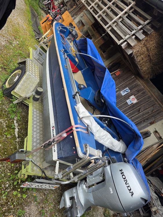 Selco Motorboot mit Honda Aussenborder & Trailer & Platz (Gebraucht) in ...