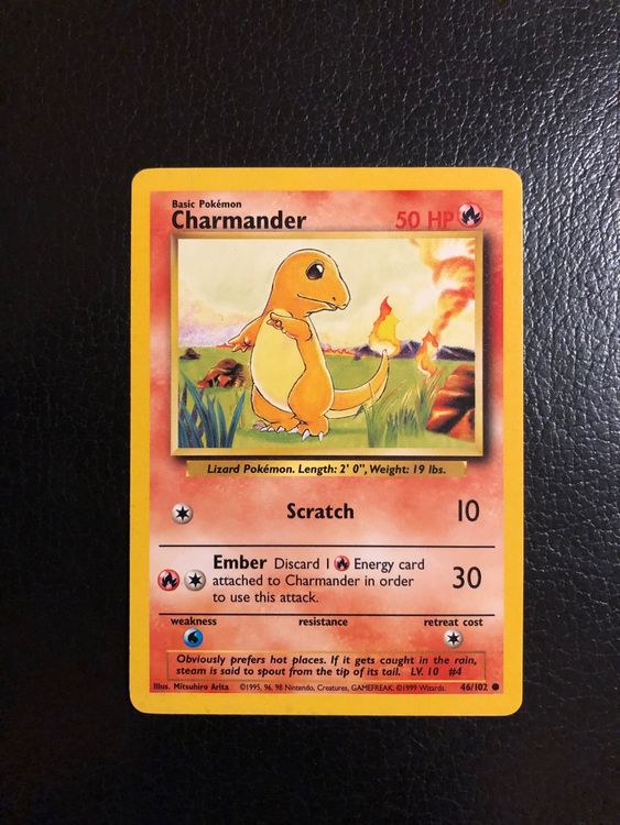 Base Set Charmander 46/102 Ab 1 (Gebraucht) in Paradiso für CHF 1 – mit ...