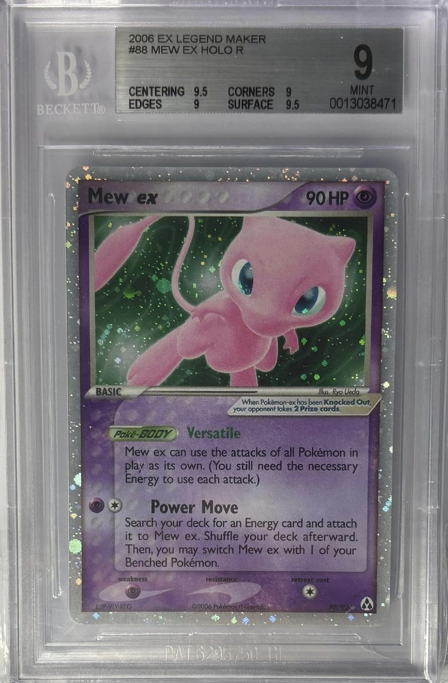 🌟 Mew ex Holo #88 – EX Legend Maker 2006 – BGS 9 (Mint) (Neu (gemäss ...