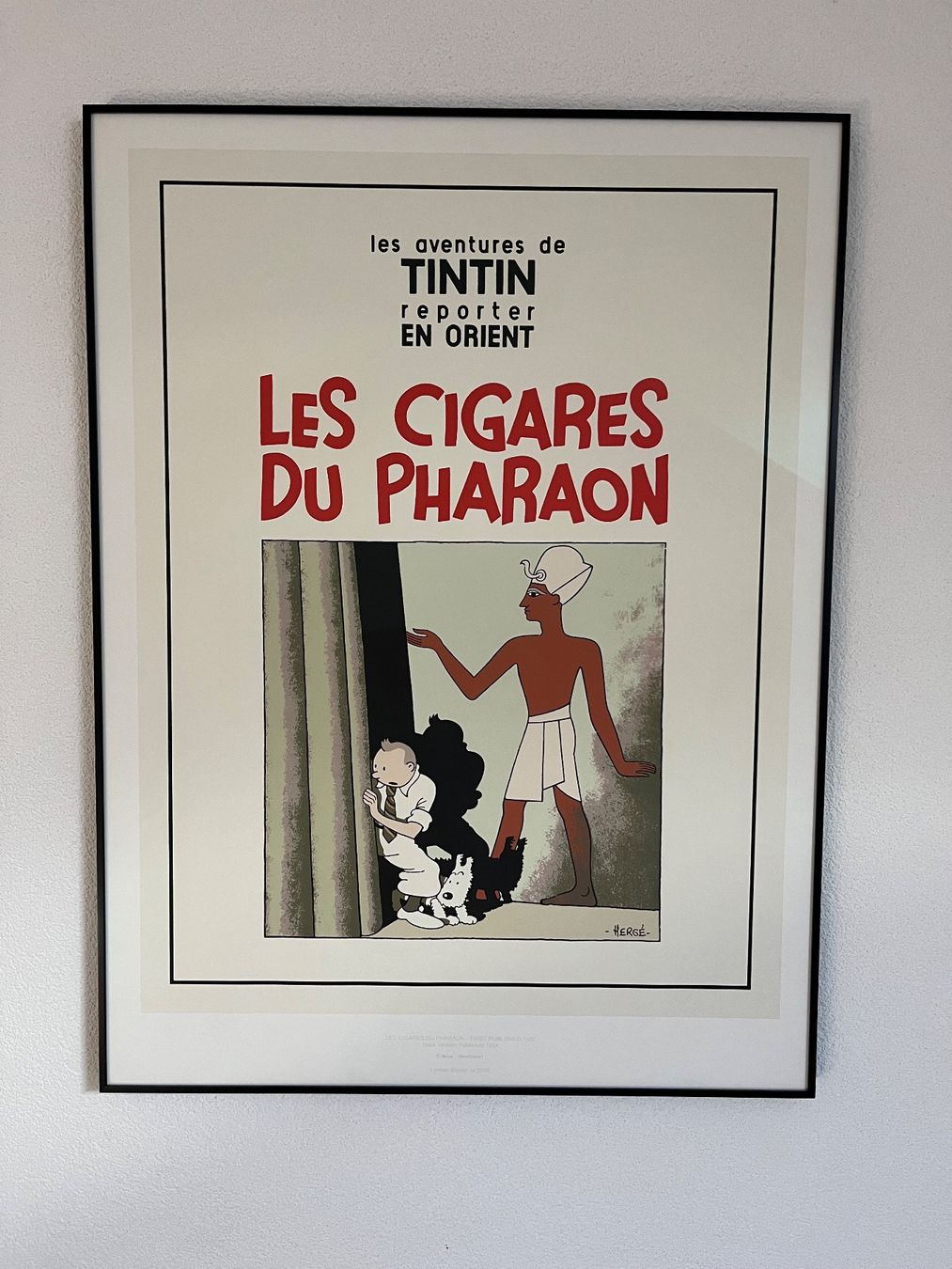 Hergé - Tintin Les Cigares du Pharaon Sérigraphie (Gebraucht) in ...