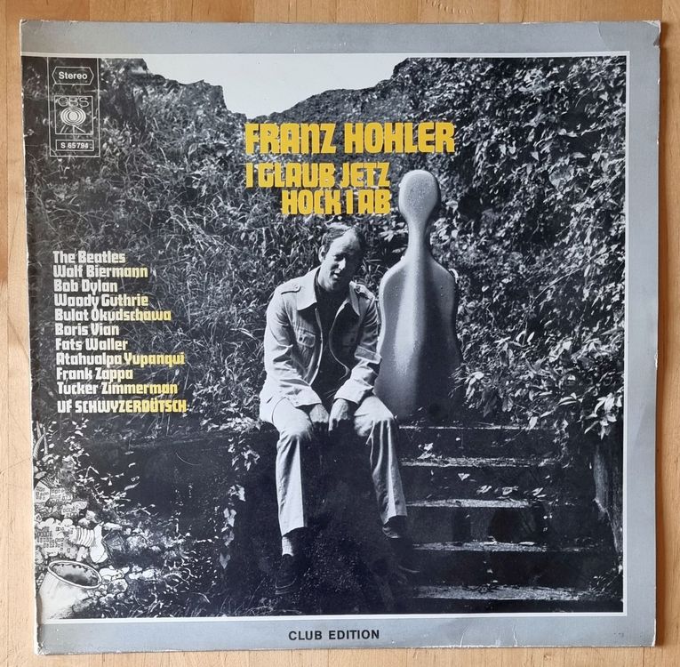 LP Franz Hohler "I Glaub Jetz Hock I Ab" (CH 1973) mint! | Kaufen auf ...