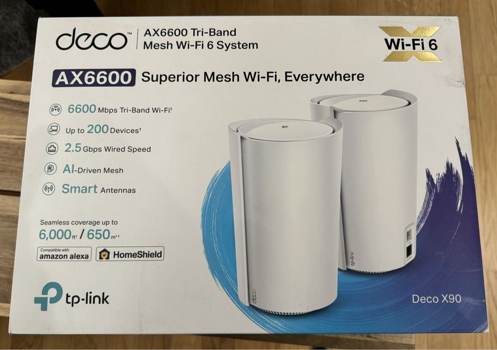Deco X90 WiFi-Mesh 6Ghz -superschnell- AX6600 (Neu (gemäss Beschreibung ...