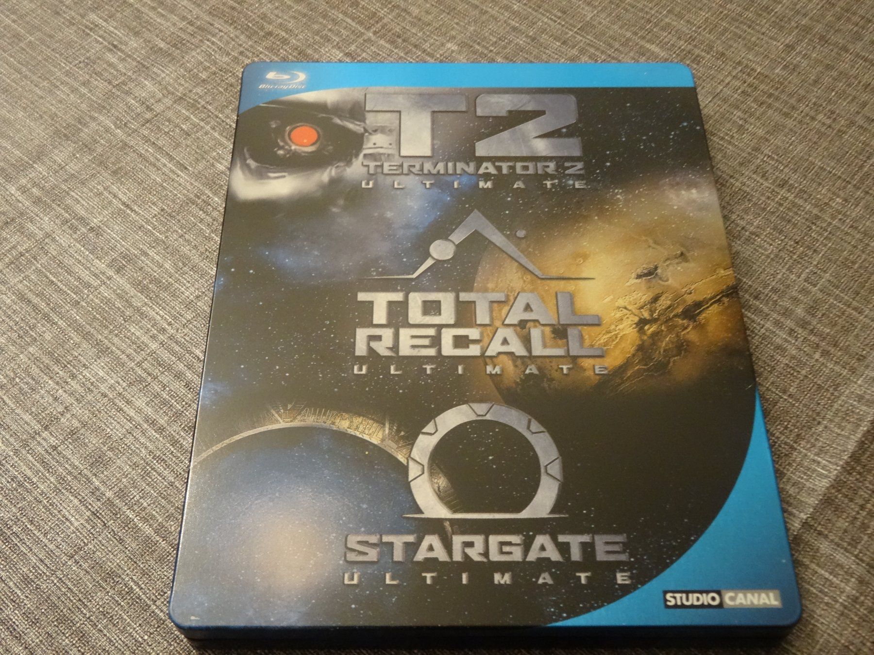 T2 Terminator 2, + Total Recall + Stargate Steelbook BLU-RAY (Gebraucht ...