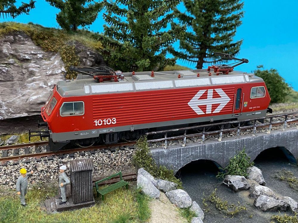 AC Märklin Re 4/4 IV 10103 rot analog (Gebraucht) in Regensdorf für CHF ...