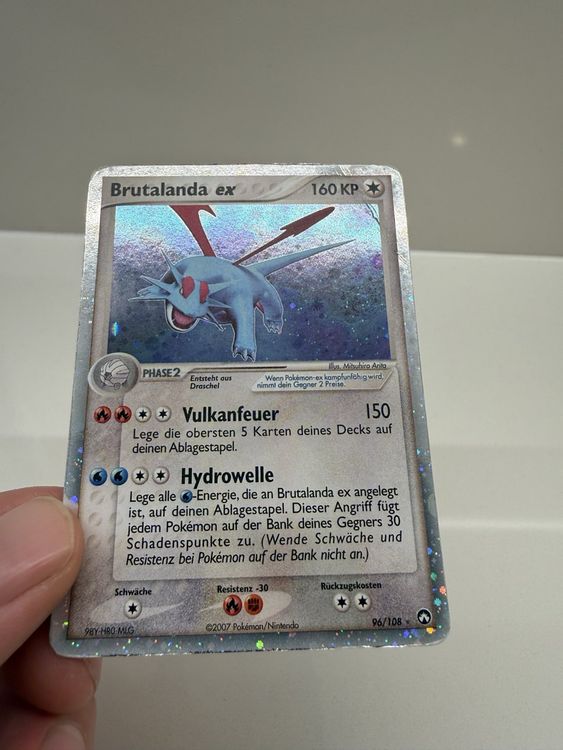 Brutalanda ex Ultra Rare Crazy Swirl! EX Power Keeper 2007 (Gebraucht ...