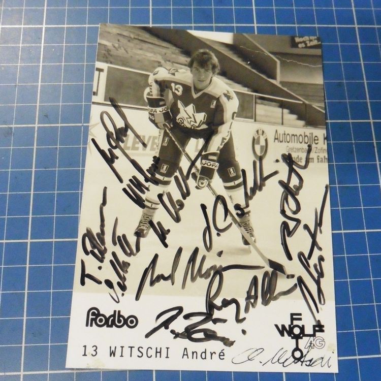 Autogramm-Foto,1982,Eishockey,André Witschi,Olten,Stadion | Kaufen auf Ricardo