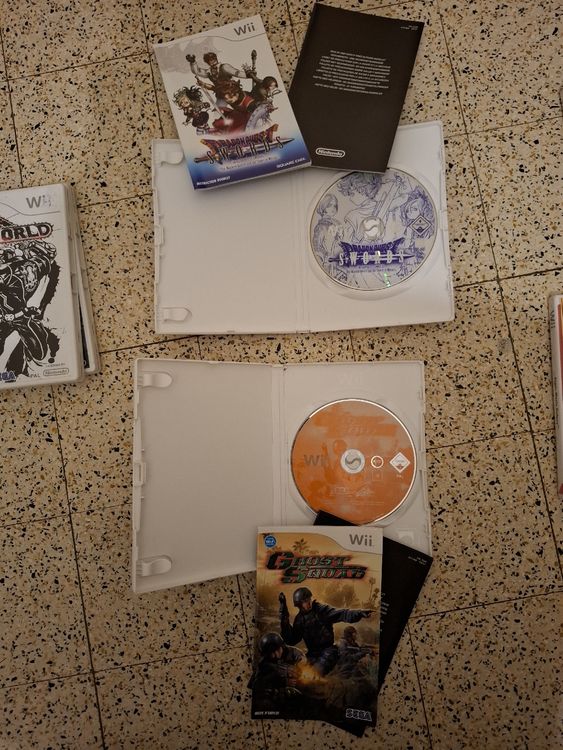 Lot 8 Jeux Nintendo Wii Mario Smash Donkey Kong Dragon Quest (Neu ...