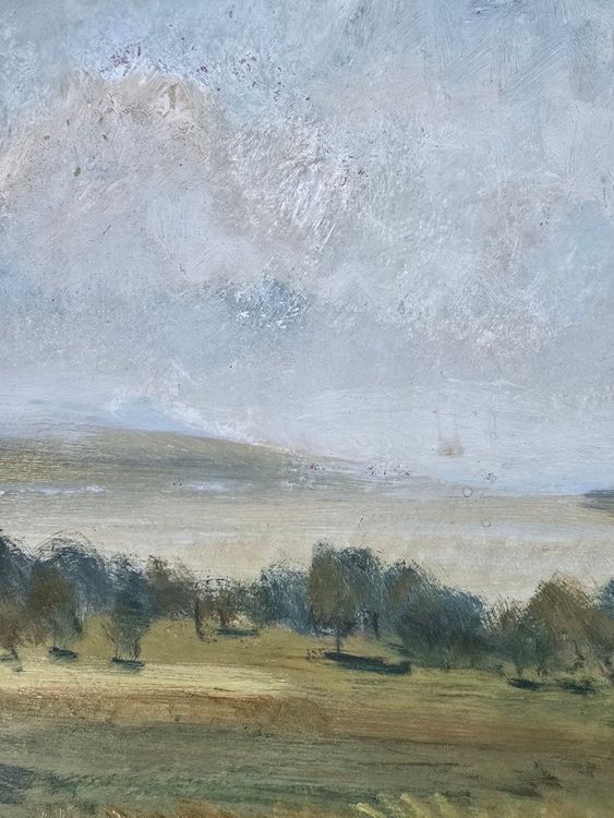 Max Keller, Oel auf Hartplatte, "Herbstliche Landschaft"1947 (Gebraucht ...