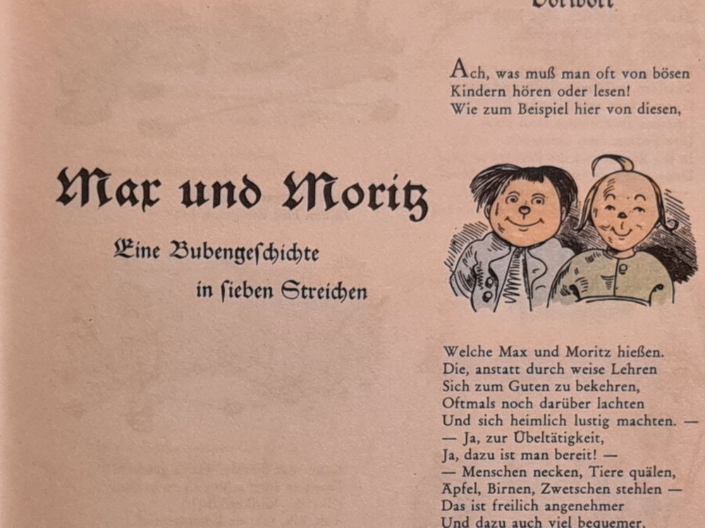 Buch, Kinderbuch Max und Moritz, noch nie so schön gesehen. (Gebraucht ...