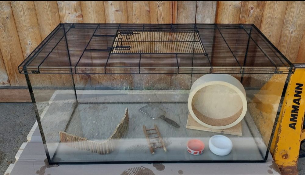 Nager Glas Terrarium 100x50x50 NP über 300 chf (Gebraucht) in ...